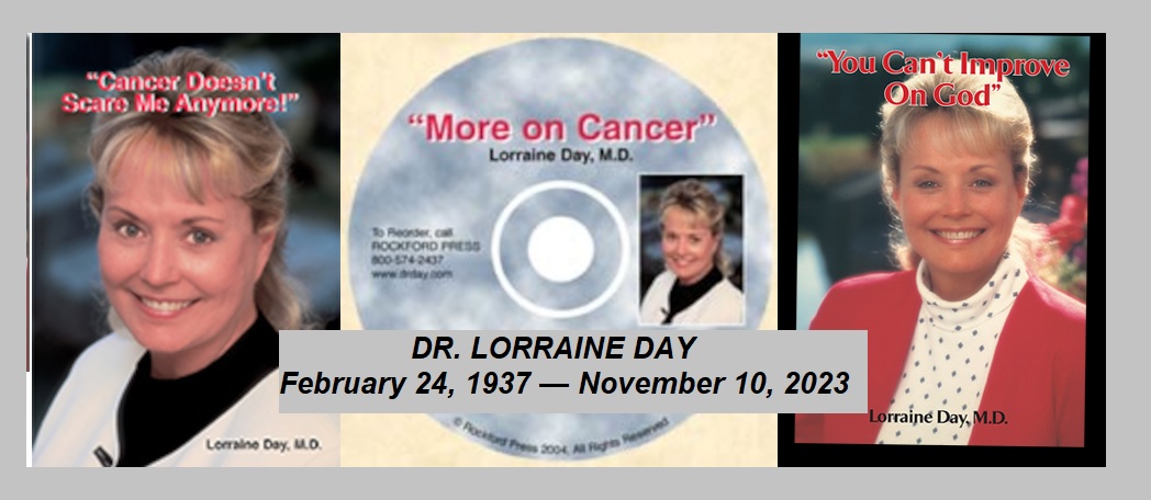 Sad News: One of our Directors for ICFDA, Dr. Lorraine Day ...